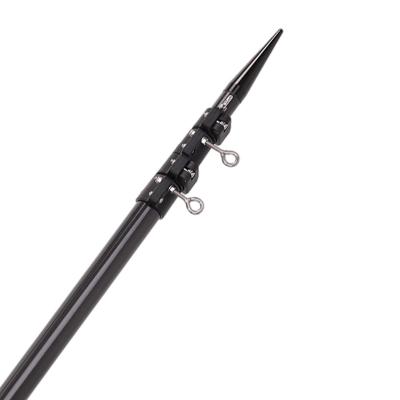 China 3K Carbon Fiber Outrigger Poles 15ft 18ft 20ft with 1-3mm Thickness Options for Sportfishing Boats for sale