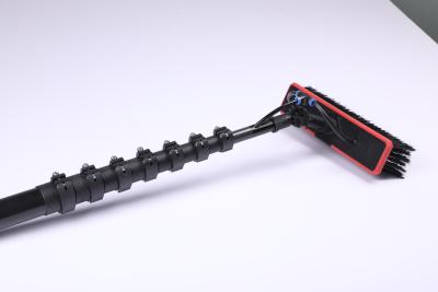 China Carbon Fiber Water Fed Pole Window Cleaning System 18ft-60ft Telescopic for Solar Panel & Commercial Buildings for sale