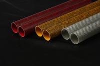 China 3K Carbon Fiber Round Tube Black Custom Length 1.5 g/cm3 Density UV Corrosion Resistant Lightweight Durable Mechanical Parts for sale
