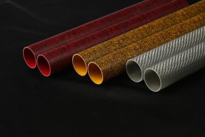 China 3K Carbon Fiber Round Tube Black Custom Length 1.5 g/cm3 Density UV Corrosion Resistant Lightweight Durable Mechanical Parts for sale