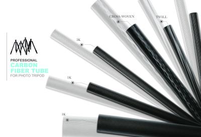 China Customizable Carbon Fiber Round Tube 1.5 g/cm³ Density Up to 3 Meters Length for sale