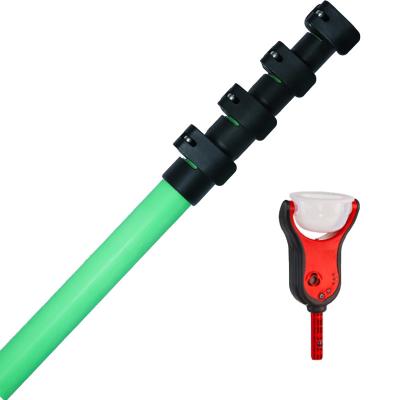 China 30FT Carbon Fiber Smoke Detector Test Pole - 9m Extension, 1.9kg Lightweight for Industrial High-Ceiling Maintenance for sale