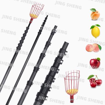 China 33ft Carbon Fiber Harvesting Pole - 10.03m Telescopic Fruit Picker for Mango, Papaya, Coconut for sale