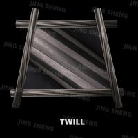 China Matte Finish 3K Twill Weave Carbon Fiber Extension Pole with ±0.03mm Tolerance and 75kg Load Capacity for sale