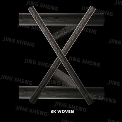 China 3K Brushed Finish Twill Carbon Fiber Tubing - 80% Lighter Than Steel, ±0.03mm Tolerance, 75kg Load Capacity for sale