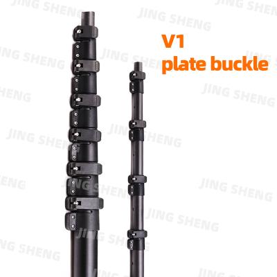 China An V1 Double Locking Carbon Fiber Telescopic Pole 26ft 32ft 50ft for Solar Panel Cleaning and Camera Mounts for sale