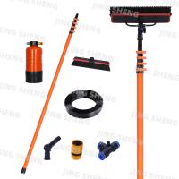 China 37ft Anti-Spin Carbon Fiber Window Washing Pole System - 1.5kg Lightweight, 41.9mm Handle Diameter for Commercial Storefronts for sale