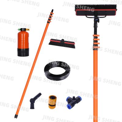 China 37ft Anti-Spin Carbon Fiber Window Washing Pole System - 1.5kg Lightweight, 41.9mm Handle Diameter for Commercial Storefronts for sale
