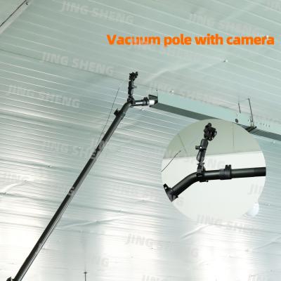 China 30ft Carbon Fiber Gutter Vacuum Pole with Camera - 5.7 lbs Lightweight Telescopic Cleaning System for sale