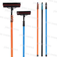 China 50ft Anti-Spin Carbon Fiber Telescopic Window Cleaning Pole - 15320mm Extended Length, 8.1lbs Weight for sale