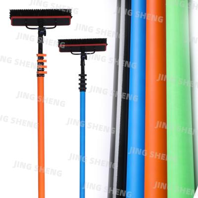 China 50ft Anti-Spin Carbon Fiber Telescopic Pole for High-Rise Window and Solar Panel Cleaning - 15320mm Extended Length for sale