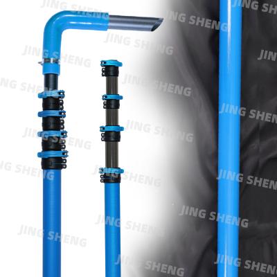 China 25ft Carbon Fiber Telescopic Gutter Vacuum Pole with 40mm Diameter for Industrial Cleaning for sale