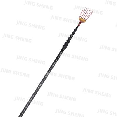 China 45ft Carbon Fiber Harvesting Pole with 7-Section Telescopic Design for Mango, Grapefruit, and Papaya - 6.3 lbs Weight for sale