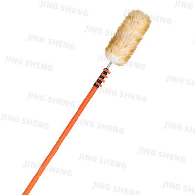 China 31ft Carbon Fiber Industrial Duster with Extension Pole 7-60ft Range for Duct Cleaning for sale