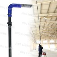 China 15ft Carbon Fiber Gutter Vacuum Pole with 40.34mm Handle Diameter for Roof Drain Cleaning for sale