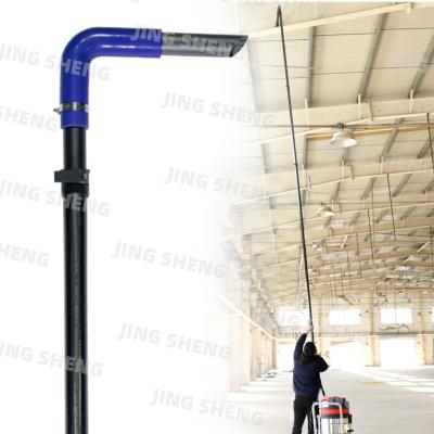China 15ft Carbon Fiber Gutter Vacuum Pole with 40.34mm Handle Diameter for Roof Drain Cleaning for sale