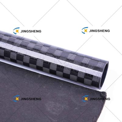 China φ61mm Carbon Fiber Telescopic Cleaning Pole 20-50ft Length with 12K Glossy Surface for High Ceilings and Fans for sale