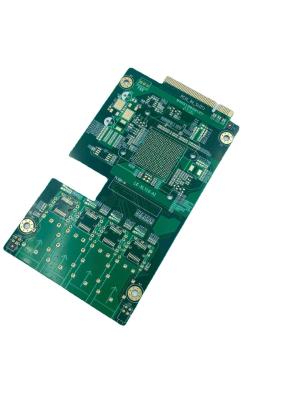 China Half Hole Rigid 6 Layers Printed Circuit Board , FR4 TG150 Enig Finish Pcb for sale