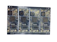 China 1.6mm Thickness 4mil BGA PCB Board Assembly Black Solder Mask for sale