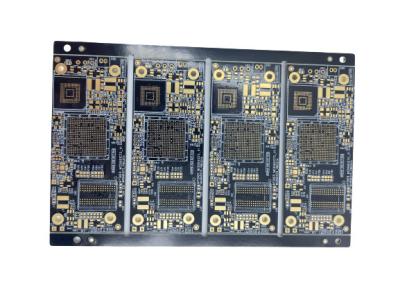China 1.6mm Thickness 4mil BGA PCB Board Assembly Black Solder Mask for sale