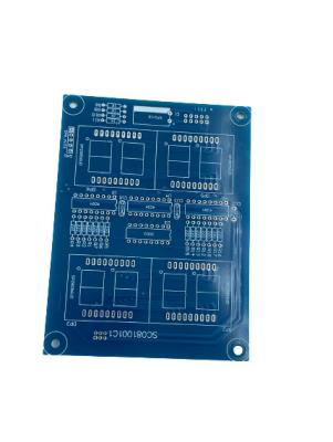 China Immersion Silver Multilayer PCB Fabrication With Black Silkscreen Color for sale