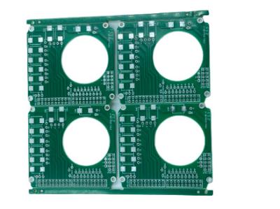 China Electronic Circuit Board Assembly 0.1mm Min Line Width / Space Green Solder Mask for sale