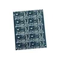 China 4 Layer Board Buried Blind Hole Board Black Oil White Lettering FR4 Board Processing for sale