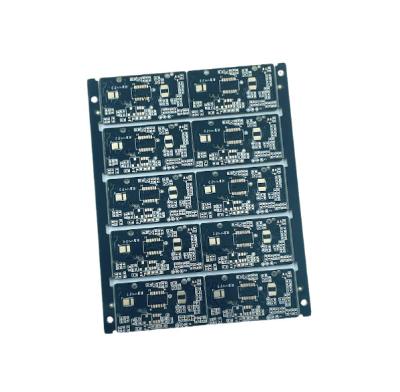 China 4 Layer Board Buried Blind Hole Board Black Oil White Lettering FR4 Board Processing for sale