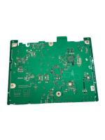 China FR4 high frequency PCB, silk screen color is green, minimum trace width/spacing is 3/3mil for sale