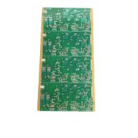 China 1.6 Thick Green 6-Layer PCB Board Oil Immersed Gold Process With Half Holes On Four Sides for sale