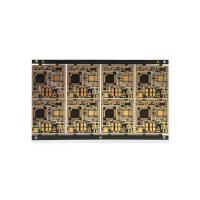 China 1.6mm Thickness FR4 PCB Board Black Oil White Lettering 4-Layer PCB Board for sale