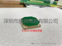 China Gold-Plated 80U High Frequency Multilayer PCB with 6-Layer Design and 1.6-5.0mm Thickness for sale