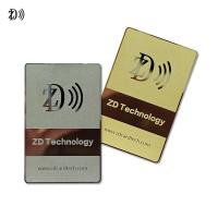 China Custom Premium Metal NFC Business Card Stainless Steel Mirror Laser Etched NFC Card for sale