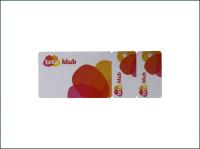 China 4 CMYK Frosted Plastic Business Cards RFID Read - Write Method Light Weight for sale