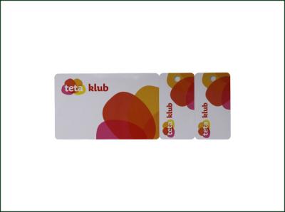 China 4 CMYK Frosted Plastic Business Cards RFID Read - Write Method Light Weight for sale