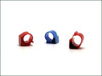 China Circle 7 - 11mm LF UHF Custom Pigeon Rings , ABS Material EM4305 Pigeon Identity Rings for sale