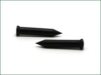 China Writable ABS 36*9mm LF RFID Nail Tag Black Color For Asset Tracking Wood Management for sale