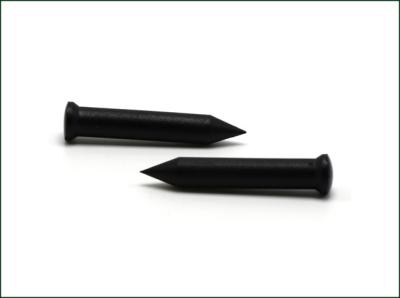 China Writable ABS 36*9mm LF RFID Nail Tag Black Color For Asset Tracking Wood Management for sale