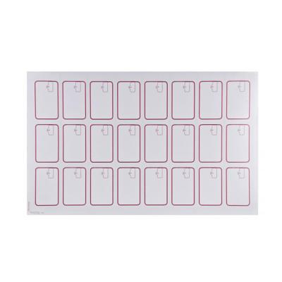 China Smart Card Inlay F08 chip 13.56MHz RFID Inlay Sheet for PVC Card Manufacture for sale