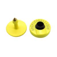 China Laser Number Rfid Sheep Tags , Light Weight Livestock Identification Tags for sale