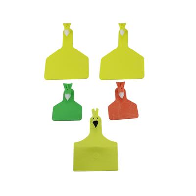 China One - Piece RFID Animal Ear Tags Custom Passive Writable 62*85*20 Mm for sale