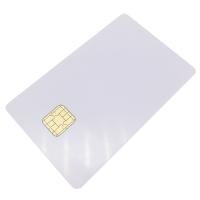 China ISO 7816 CR80 Contact RFID Smart Card With SLE4442 FM4442 Chip Card for sale
