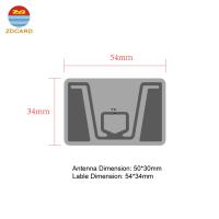 China IMPINJ Monza R6 Printable UHF Clothing RFID Label / Sticker / Tag For Garment Clothes Inventory for sale