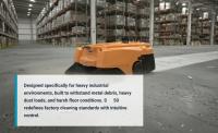 China commercial floor sweeper and vacuum clean robot for sale