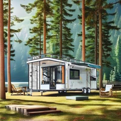 China Easy-to-Clean Flooring Fully Equipped Concession Catering Mobile Bar BBQ Food Trailer for sale