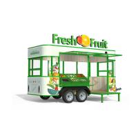 China Easy-to-Clean Flooring Fully Equipped Concession Catering Mobile Bar BBQ Food Trailer for sale