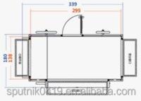 China Street Food Truck with Multi-Color Options Setups Wash Basin Grills Hotpots and Fryer for sale