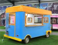 China Double Water Sinks Outdoor Mobile Kitchen Hot Dog Van for Leisure Fast Food Equipment for sale
