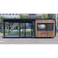 China Customize White Outdoor Modern Popular Prefab Pod Capsule Mobile House Cabin for Shop for sale
