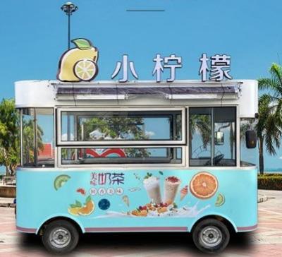China Versatile Mobile Food Cart for Snacks Coffee Tea and Hot Dogs Electric or Gas Powered for sale
